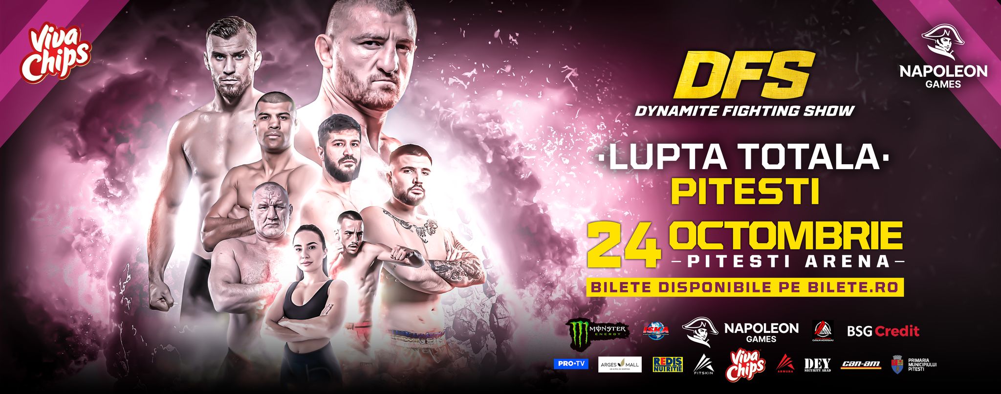 Dynamite Fighting Show 28 Pitești – Luptă Totală – DynamiteFighting.com